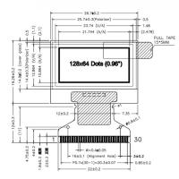 China Wholesale 0.96 Inch 128x64 OLED Micro Screen SSD1306 OEM Display Module for sale