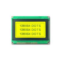 China 12864 COB COG STN Graphic LCD Module 128x64 Green Mono Dot Matrix LCM Display for sale