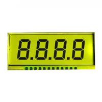 China 4 Digit 7 Segment Segment LCD Display Module With Decimal Points Custom HTN Digital LCD Screen for Instrument Meter for sale