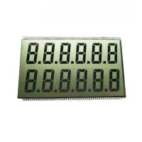 China Custom Monochrome 7 Segment 12 Digits TN HTN Positive Type LCD Display with Controller Board for Fuel Dispenser for sale