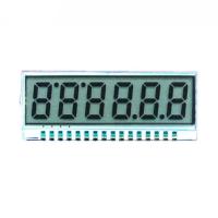 China Custom 6 Digits 7 Segment LCD Screen, TN Segment Type LCD Display Module for Industrial Meter Equipment for sale