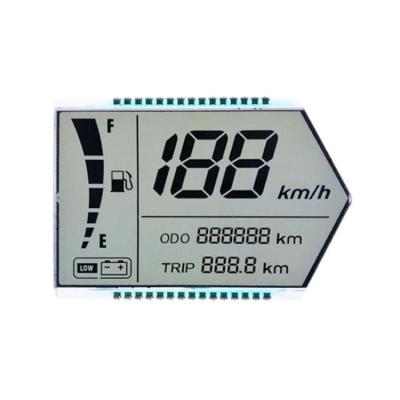 China Motorcycle Segment LCD Display Module Speedometer Odometer TRIP Mileage Fuel Battery Gauge LCD Screen for Motorbike Dashboard for sale