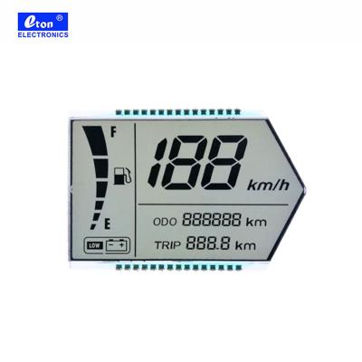 China Motorcycle Segment LCD Display Module Speedometer Odometer TRIP Mileage Fuel Battery Gauge LCD Screen for Motorbike Dashboard for sale