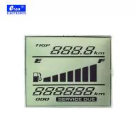 China Custom Segment LCD Display Module Motorcycle Dashboard LCD Screen ODO TRIP Mileage Fuel Gauge For Motorbike Speedometer Instrument Panel for sale
