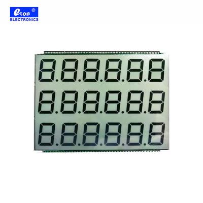 China 3 Rows 6 Digits 7 Segment TN LCD Display Module, Custom Segment LCD Screen for Industrial Meter Measuring Instrument for sale