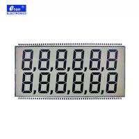 China Long  Lasting Clarity 12 Digit 7 Segment Small TN HTN LCD for  Fuel Dispenser Pump LCD Screen Display for sale