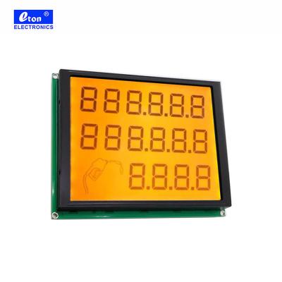 China Custom Designed 664 Type Fuel Dispenser with 7 Segment LCD Display 10-Pin Serial Interface Monocolor Segment Display for sale