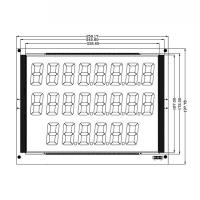 China ET-4760 Best Price fuel dispenser electric vehicle  i2c tft cover sheet lcd screen display good display board fuel dispenser for sale