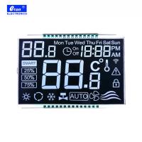 China Custom Segment VA Lcd Display 68.5x49mm Digital Date Temperature Controller Screen Lcd Display for sale