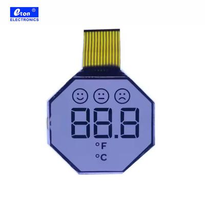 China Factory Price Custom Size Oem Shape TN/TRANSMISSIVE/POSITIVE 7 Segment Mini Lcd Display for Ir Thermometer for sale