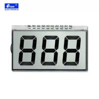 China Factory Priced Custom Segment LCD Display 3 Digits HTN for Petrol Pumps/Fuel Dispensers/Gas Stations for sale