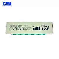 China Automotive Segment LCD Display, Car Dashboard LCD Module for Temp Fuel Consumption Indicator for sale