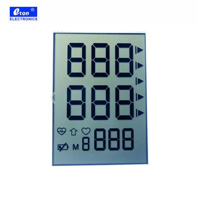 China Custom TN Positive 3.0V Zebra Connection Display for Blood Pressure Meter Factory Segment Displays for sale