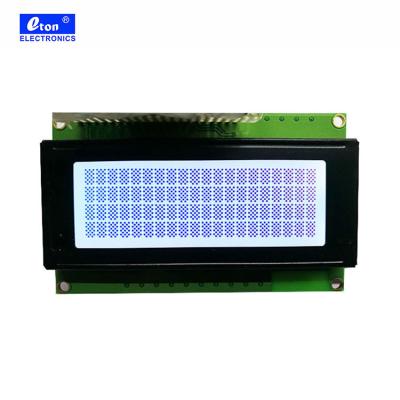 China Customized White Background with Blue Text 98x60  Monochrome Fstn Mono 5.0v 4.5v 20(characters)* 4(line)  Lcd Display for sale