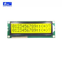 China Hot Selling Product 1602 STN Transflective 16x2 Character  Display Lcd 1602 Y-G White Led Backlight 2*16 Display Module for sale