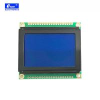 China Direct Sales by Manufacturers Custom LCD Display  Blue Background 12864 Stn Lcd Module 5v  Lcd Module Display for sale