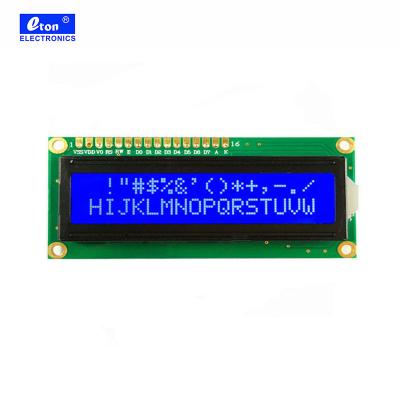 China 16x2 Custom Transparent 7 Segment 1602 LCD Display STN for sale