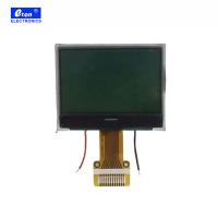 China Small 128x64 FSTN STN LCD Display with FPC Dot Matrix 12864 Size 41x33 mm Graphic COG 128x64 for sale