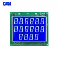China 16-Digit Blue 7-Segment Fuel Dispenser Display Module TN Type with 128x64 Resolution and ST7789 Driver IC for sale