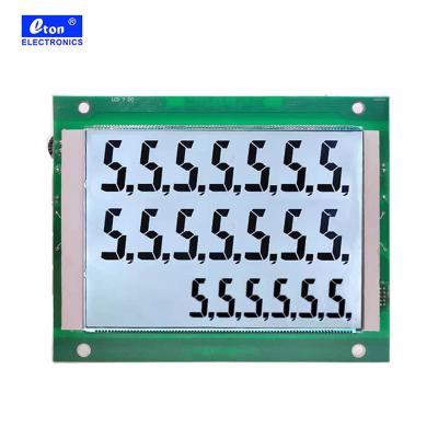 China Monochrome TN Positive 20 Digit 776 LCD Display Numbers 7 Segment Lcd for Fuel Dispenser for sale