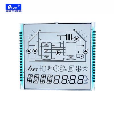 China Custom TN Transparent LCD Display for Temperature Segment Display for Customized Applications for sale