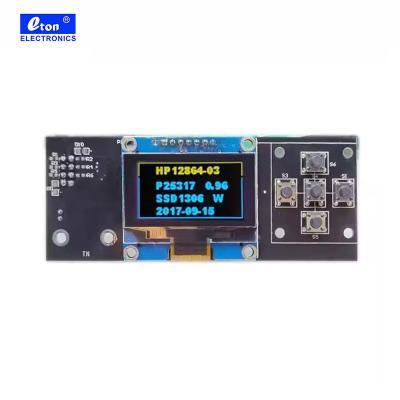 China GMD09605B SSD1306 128*64 Pixels 0.96 inch small holographic transparent flexible micro square oled screen display driver board for sale