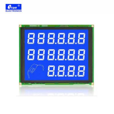 China Custom  886 776 664 Segment Fuel Pump Screen Display Lcd Module for Fuel Dispenser for sale