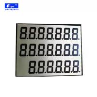 China Factory Price Custom 7 Segment Digits Gray Backlight Fuel Dispenser Lcd Display for sale