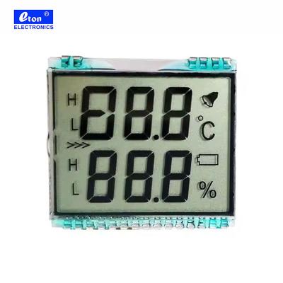 China Small Size Broken Code Screen Instrument Detection Temperature and Humidity Detection LCD Display Screen for sale