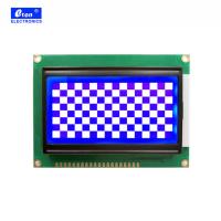 China STN Manufacturer Blue Color Backlight Graphic LCD Display Module 12864 Dots High Visibility LCD Screen for sale