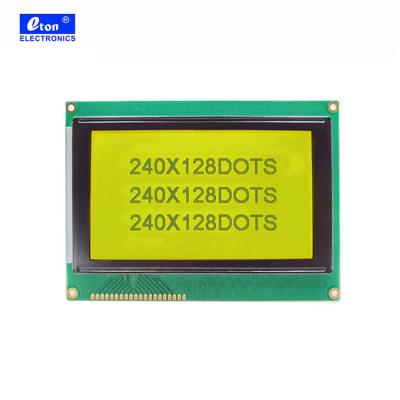 China COB STN 20 Pin Yellow Green Color  240x128 240128 Lcd 240*128 Dot Panel  Pantall LCD Screen  Display  Module for sale
