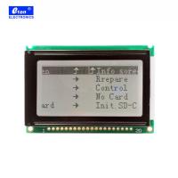 China LCD Display Modules Blue/Green Backlit 128x64 Dots  I2C Communication Interface SMD Mounting Blue/Gray LCD Modules for sale