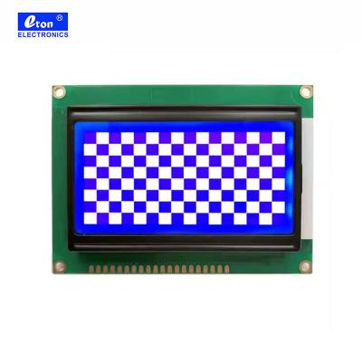 China 128*64 Lcd Display Blue Colour with White Backlight Graphic Lcd Display for sale