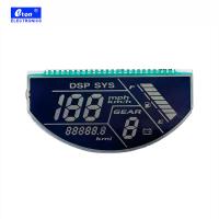 China Customized htn blue film motorcycle lcd screen 5V lcd  display segment lcd display for sale