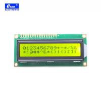 China 1602 LCD Module 5.0V Yellow Green /Blue/ Gray for Selection 2x16 Lcd Display for sale