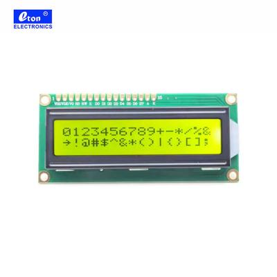 China 1602 LCD Module 5.0V Yellow Green /Blue/ Gray for Selection 2x16 Lcd Display for sale
