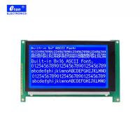 China 240128 Graphic LCD Module | 240x128 Blue Dot Matrix LCM Display With ASCII Font for sale