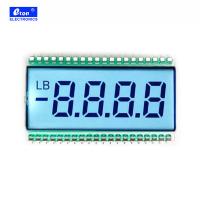 China TN 4-Digit  7-Segment LCD Digital Tube Clock Display Segment Code LCD Screen for sale