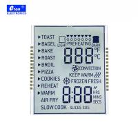 China Customization LCD display screen transparent 7 segment lcd TN for sale