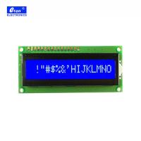 China Factory Price 1601 LCD Display Yellow-green and Blue 16x1 Lcd Display Module for sale
