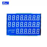 China ET-S4936 22digit 9 Segment Lcd Large Dimension Tn Mono Fuel Dispenser Lcd Display for sale