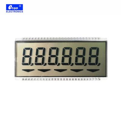 China Custom Lcd Display Character 7 Segment Digital 6 Digit Car Lcd Display for Fuel Dispenser for sale