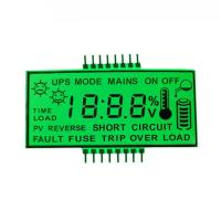 China HTN Electric Meter LCD Display High Visibility 55x25mm Segment Display with for sale