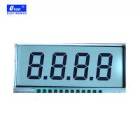 China 4 Digit 7 Segment Segment LCD Display Module With Decimal Points Custom HTN Digital LCD Screen for Instrument Meter for sale