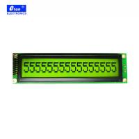 China Customized 1601 TFT LCD Display Module with 16x1 Green Character 16 Pin Access for sale