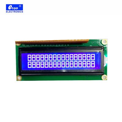 China Small Alphanumeric 16x2 Blue TFT LCD Display Module with 8/4-bit Interface for sale