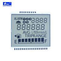 China Manufacturer's High Quality HTN LCD Module 7 Segment Speedometer Display for Motorcycles In-Stock Panel for Instrument Screen for sale