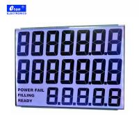 China Design Custom Size 775 Digit 7 Segment LCD Screen  Fuel Dispenser Lcd Display for sale