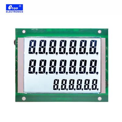 China Custom 20 Digit 7 Segment TN LCD  Transflective Sunlight Readable Screen for Fuel Dispenser and Gas Station Pump  Factory Direct for sale