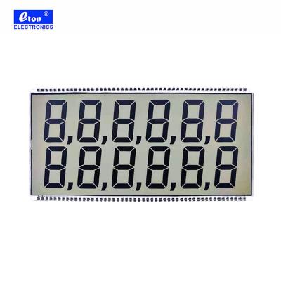 China Original Brand New 12-Digit 7 Segment TN HTN LCD Screen Display for Fuel Dispenser Pump Small and Efficient for sale